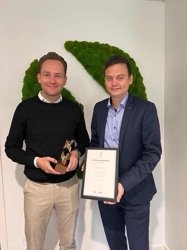 We have won the danish business award "Succes Company 2024" for the second year in a row ...